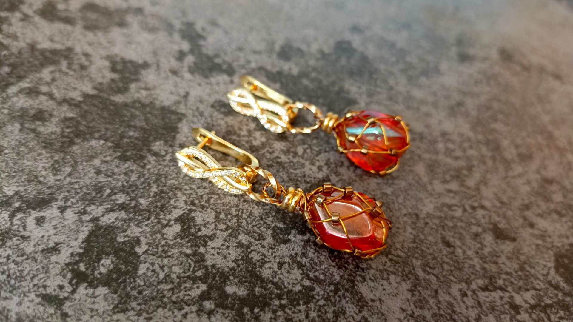 Делаем серьги без бэйла.