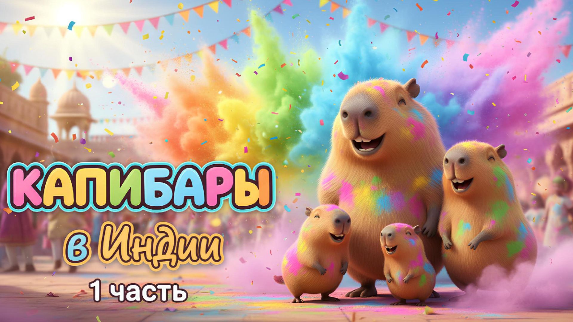 🐾 Капибары в Индии — новое смешное приключение! 1 серия