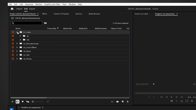 6 Introduction to the Project Panel