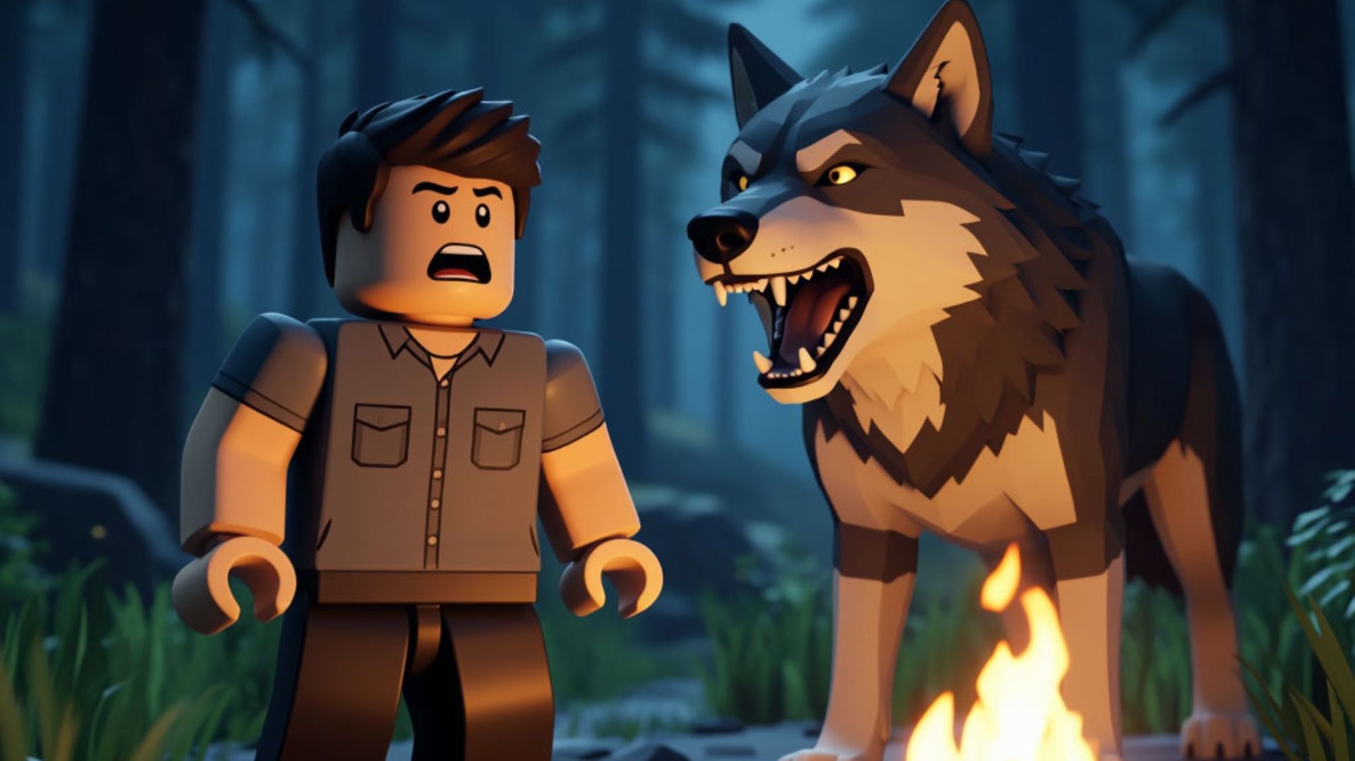 Пройти дневной квест Survive a night with the campfire out 99 ночей в лесу и быстро получить алмазы