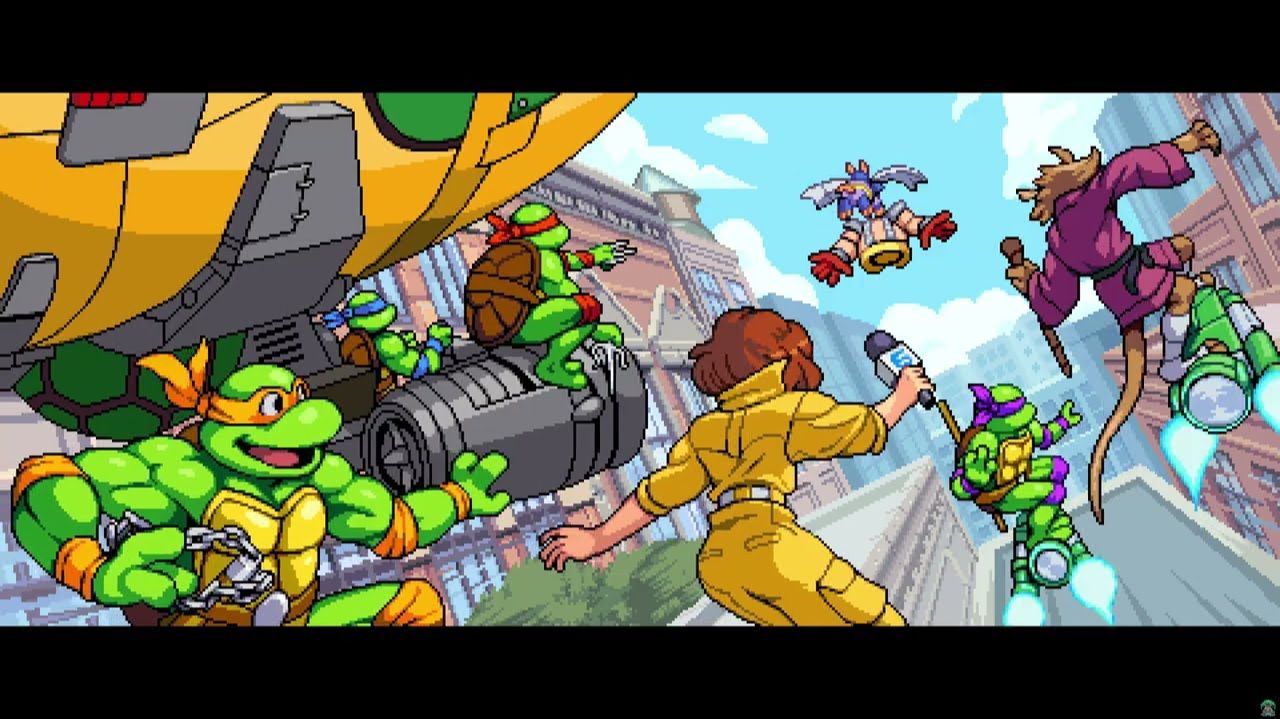 [PC] [6] Teenage Mutant Ninja Turtles: Shredder's Revenge Co-oP - Roof Running Reptiles!