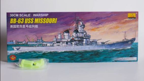 Обзор набора модели американского линкора USS Missouri