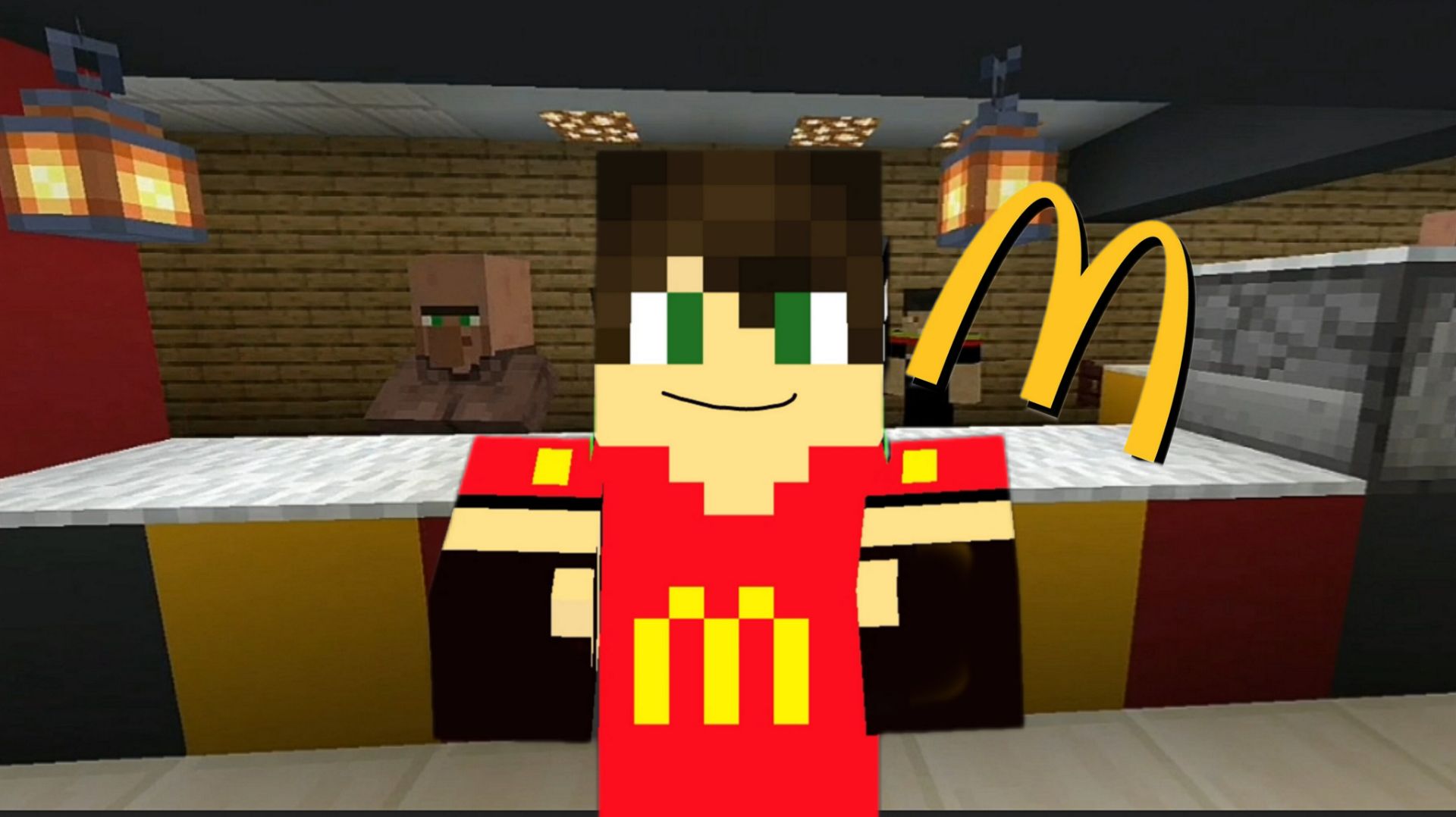Первый день работы в Макдональдсе в Майнкрафт!| КОРОЛИЗАЦИЯ