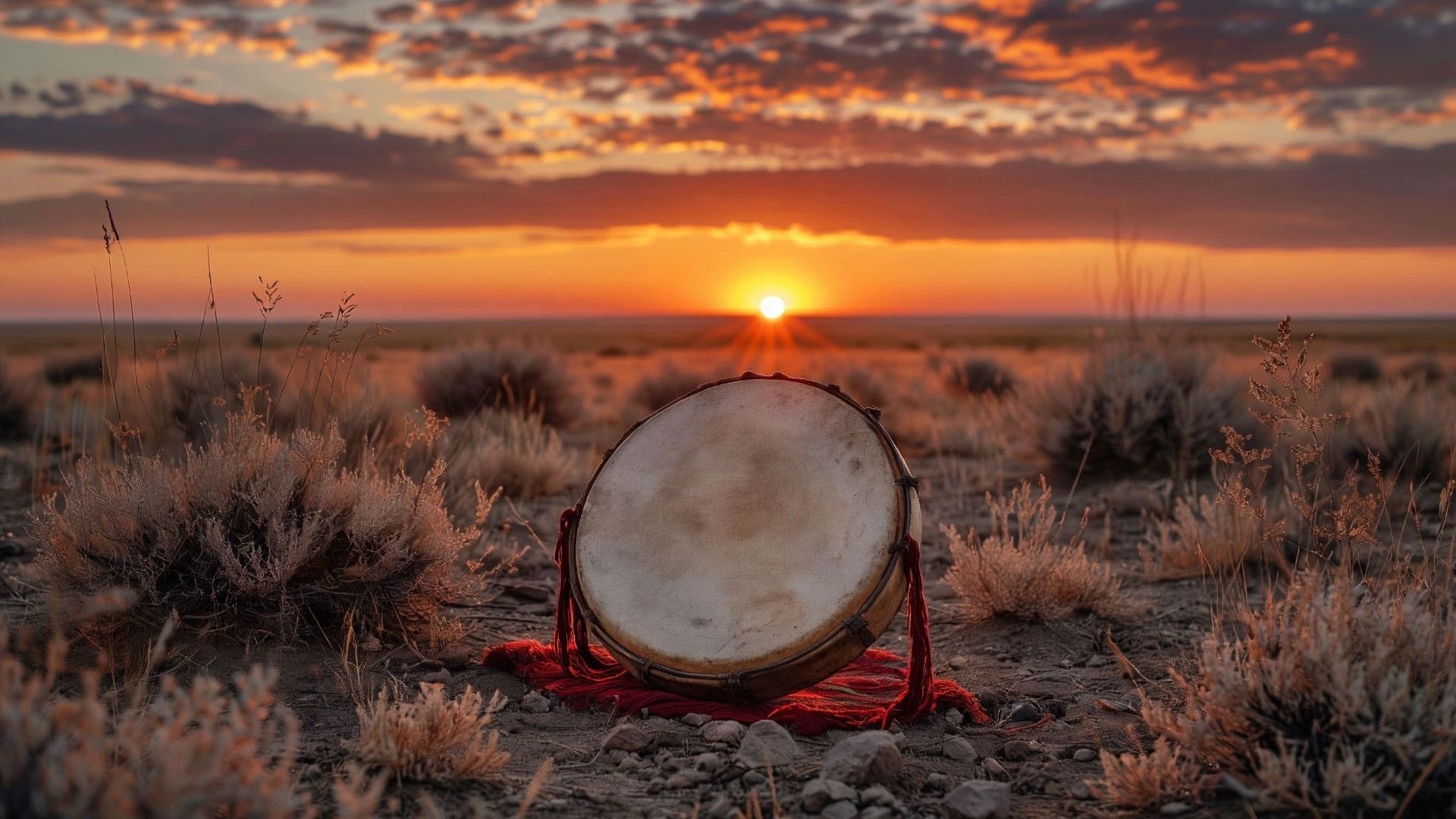 🌾 Шаманский бубен. Калмыцкая степь