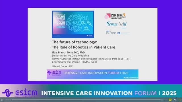 10 The role of robotics in patient care Blanch Lluis