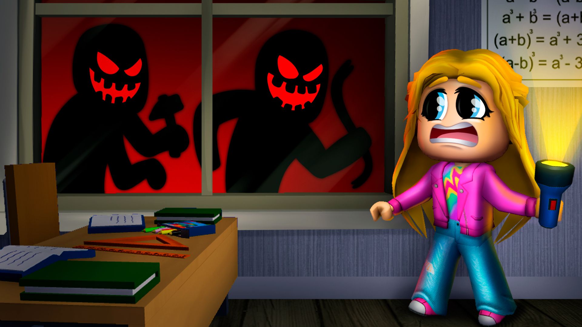 ОДНА В ШКОЛЕ (Роблокс истории - Злата бадабум)