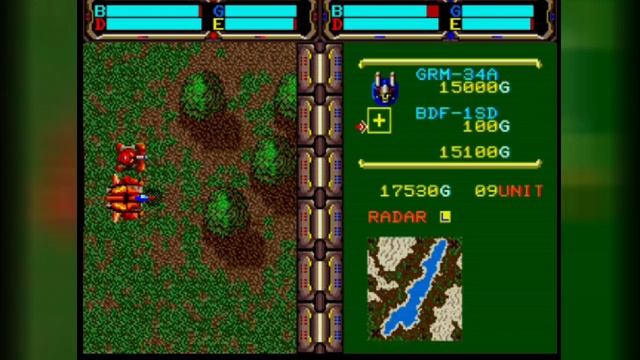 Herzog Zwei / CPU vs CPU / SEGA / - кандидат на звание первой моба-игры