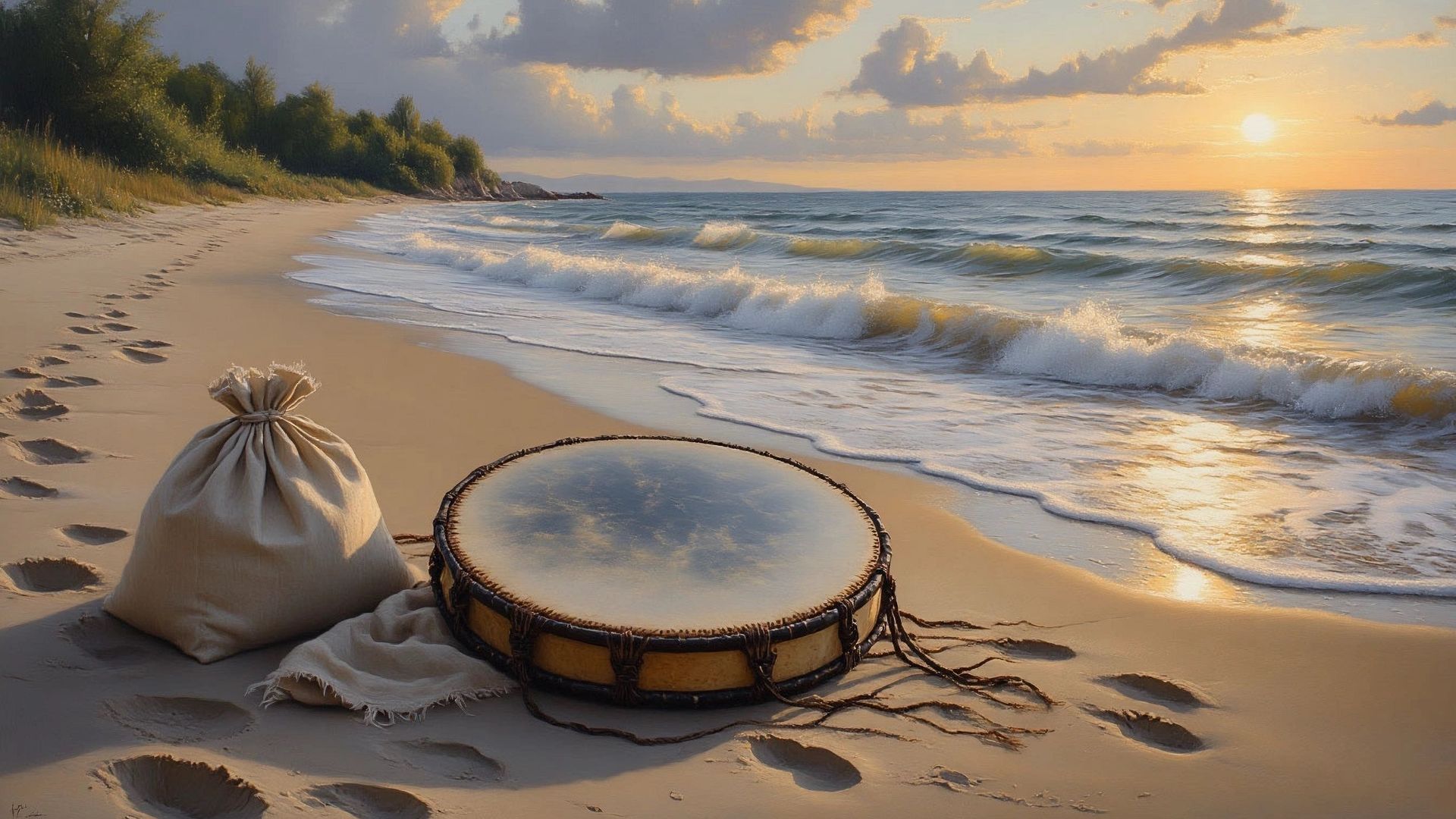 🌊 Шаманский бубен. На волнах…