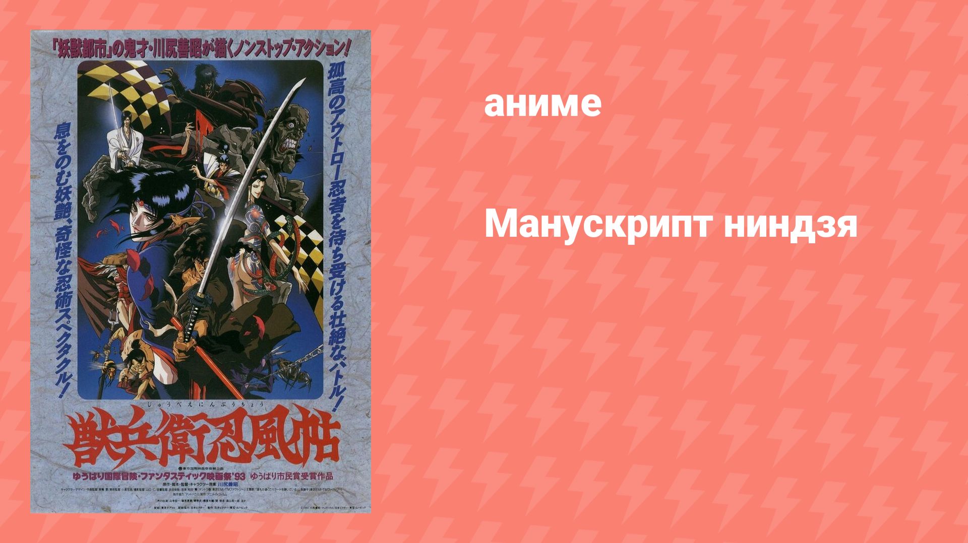 Манускрипт ниндзя (аниме, 1993)