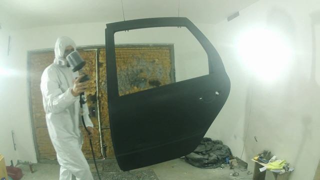 Крашу Лада гранта часть 2 Крашу новую дверь