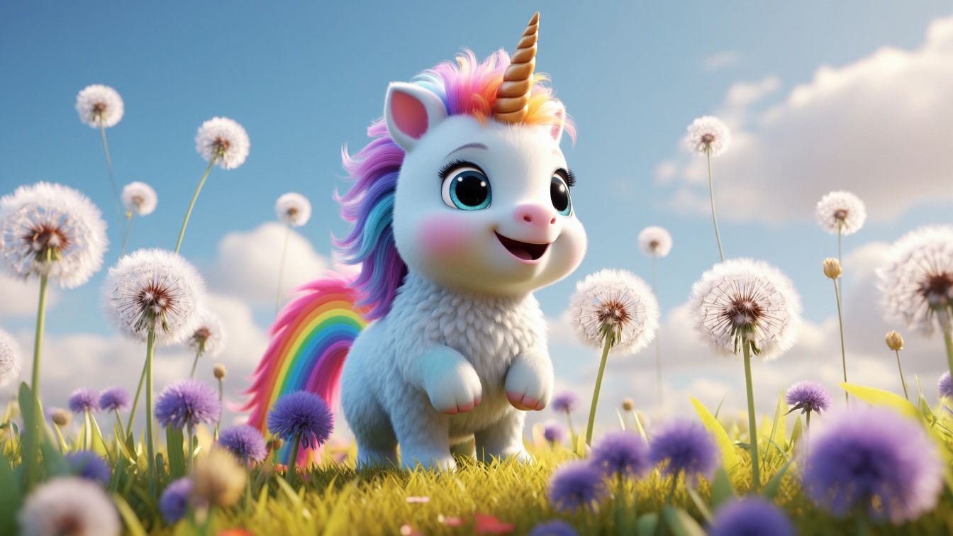 Мультики для детей - Мультик про веселого Единорога - Для сна маленьких детей (17)