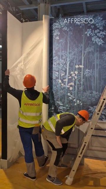 Монтаж панорамных обоев #InfinitoWalls@affrescoru #history #interiormaster #home