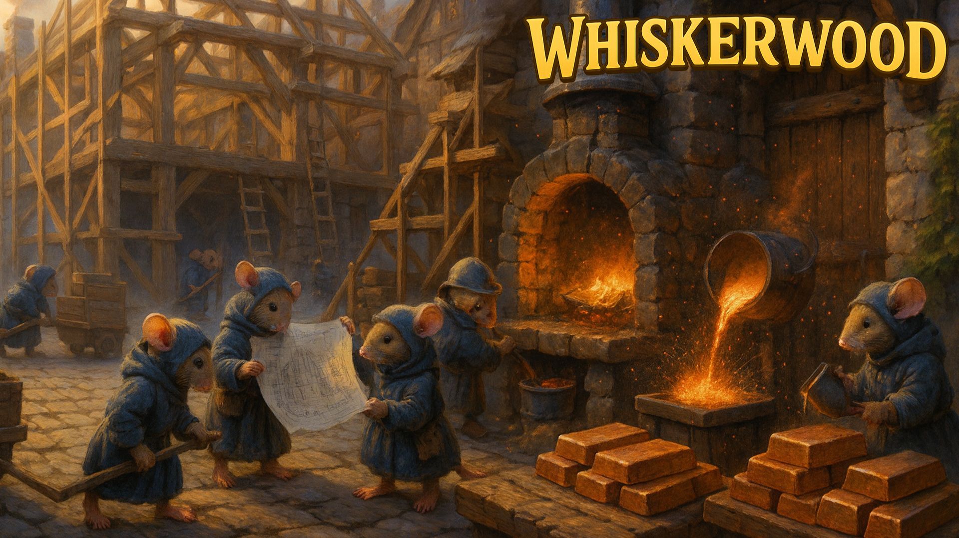 СОЗДАЕМ ГОСУДАРСТВО! Первые законы и медная промышленность 🐭 | Whiskerwood | Прохождение #7