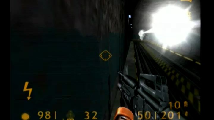 Half-Life PS2 walkthrough Part 5 - On A Rail