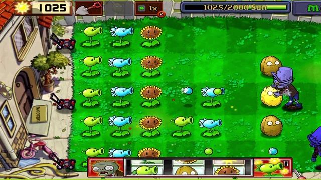 Прохожу мини игру "Слот-машина" в PVZ 1