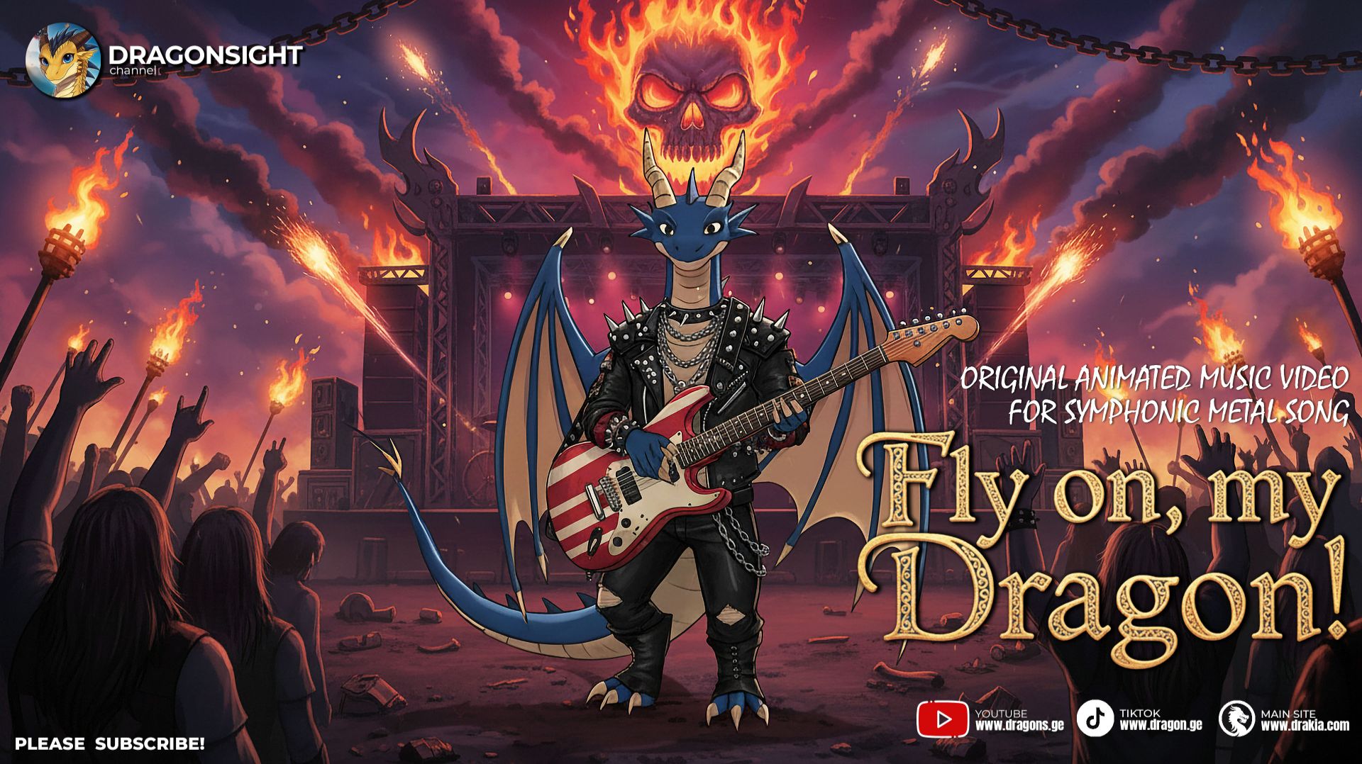 Лети, мой Дракон! 🐉 Оригинальная песня 🌟 Мультфильм