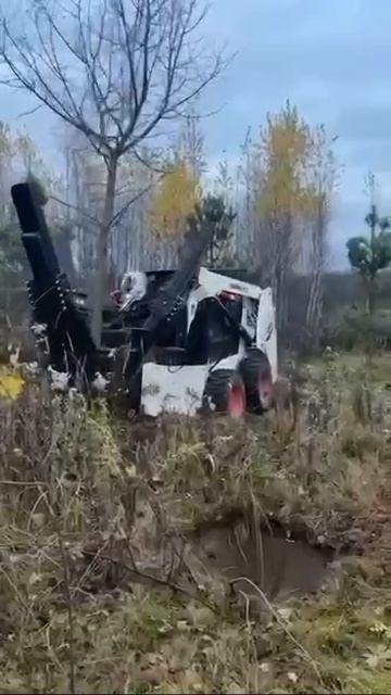 Пересадчик деревьев Exten WM1 для мини-погрузчиков