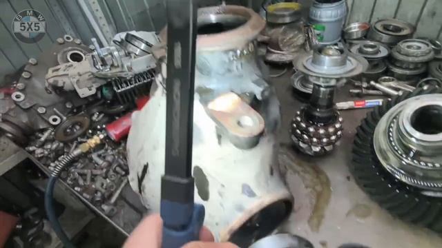 Потек редуктор с активной блокировкой G05 M50d: меняем сальники, показываем устройство агрегата #bmw