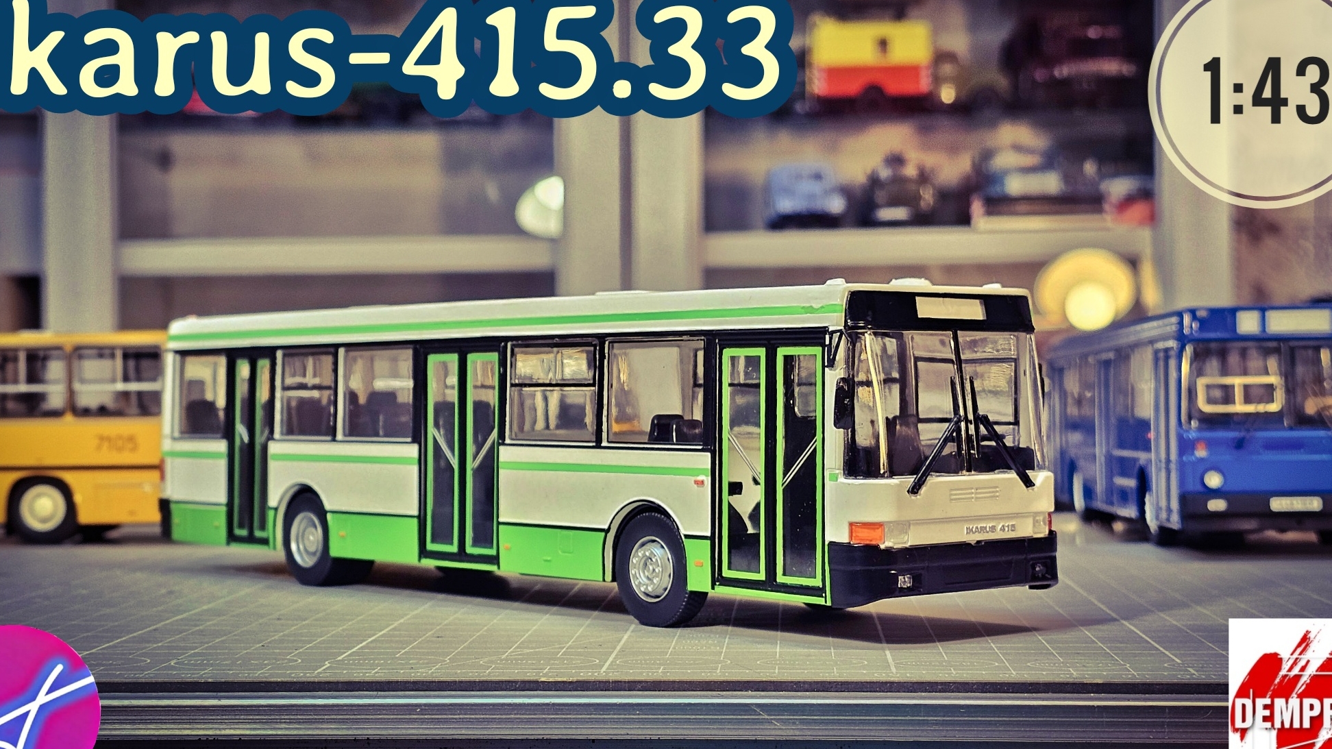 ИКАРУС-415.33 1:43 Наши автобусы No77 / Modimio