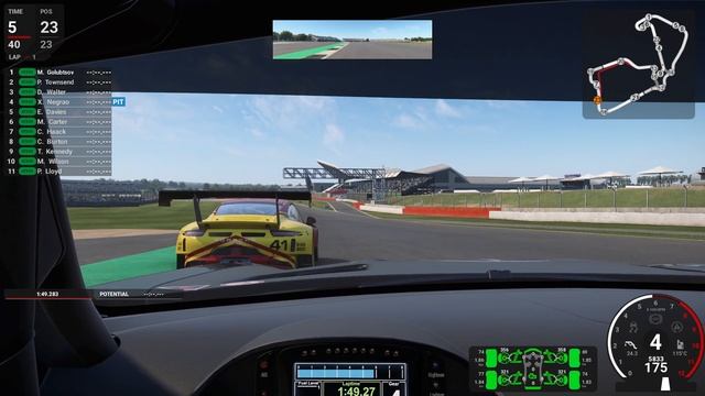 Одиночный чемпионат Automobilista 2, Mercedes AMG GT3\ Silverstone - Все сломалось! #5