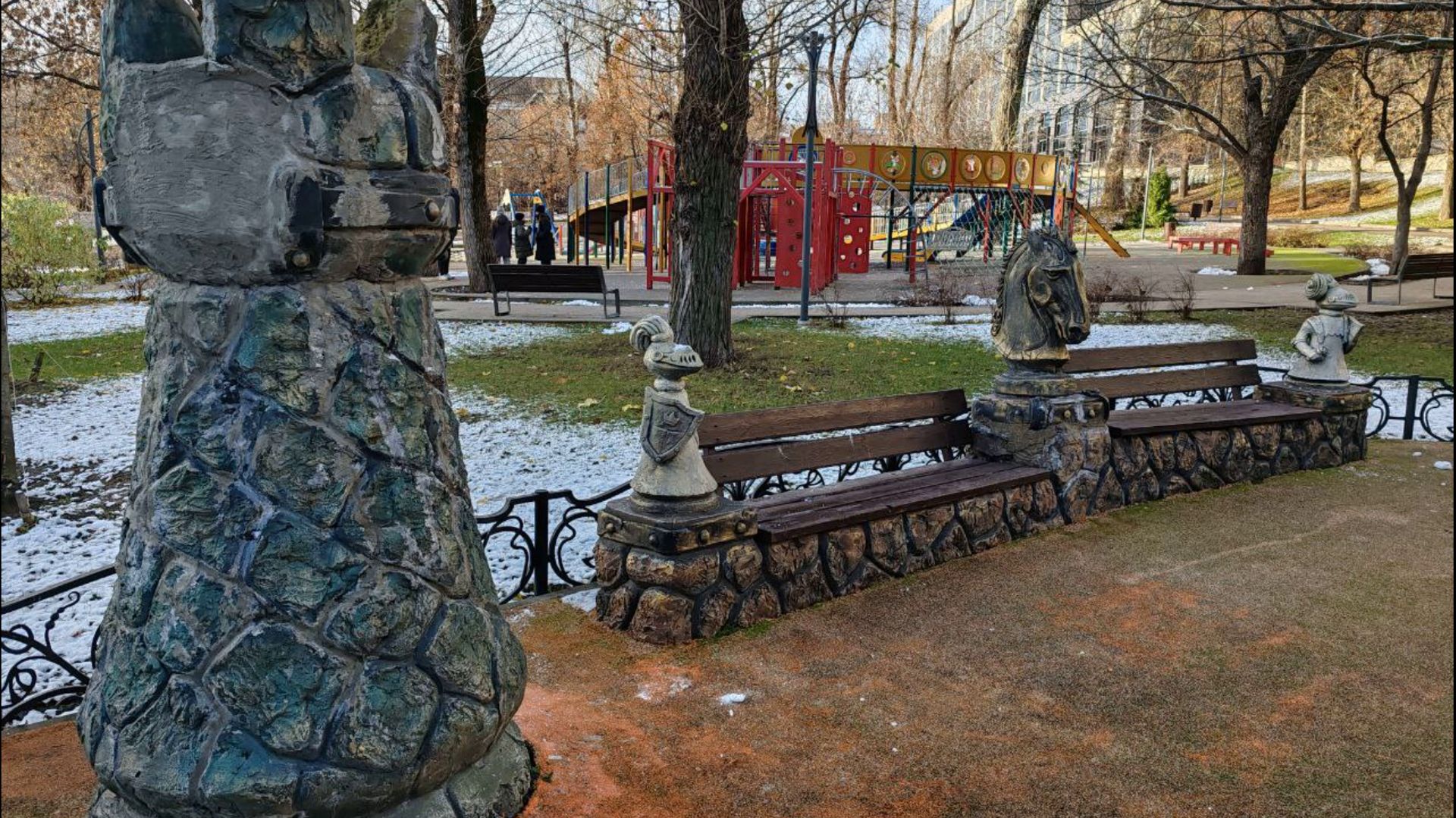 что стало со скульптурами в парке из арт бетона  спустя 20 лет