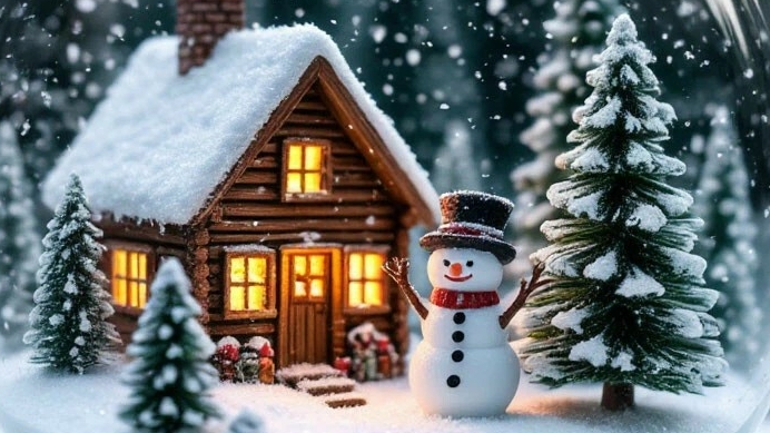 Анимационное видео: новогодняя сказка 1ый выпуск