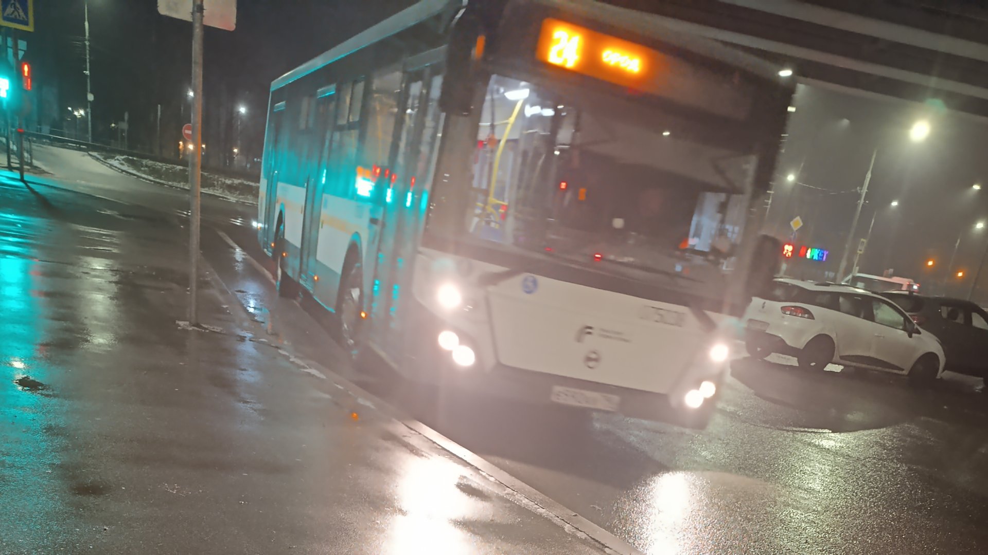 ЛиАЗ 5292 24маршрут на станции Звенигород