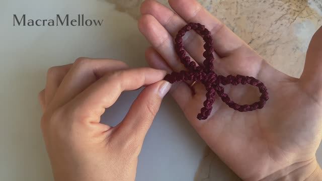 Милый бантик своими руками, макраме мастер-класс 🎀