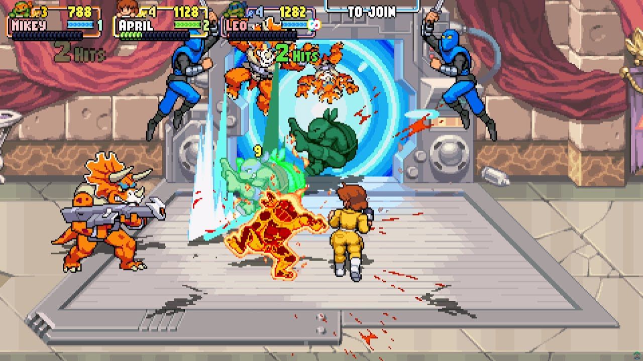 [PC] [10] Teenage Mutant Ninja Turtles: Shredder's Revenge Co-oP - Dinosaur Stampede!