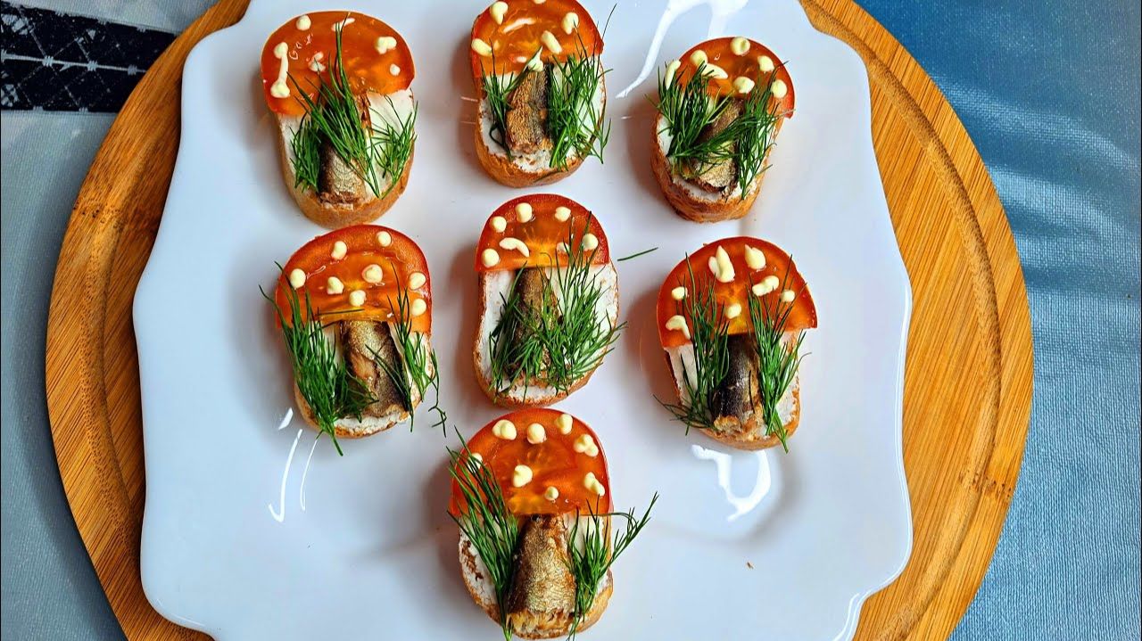 ОРИГИНАЛЬНЫЕ БУТЕРБРОДЫ НА ПРАЗДНИК.