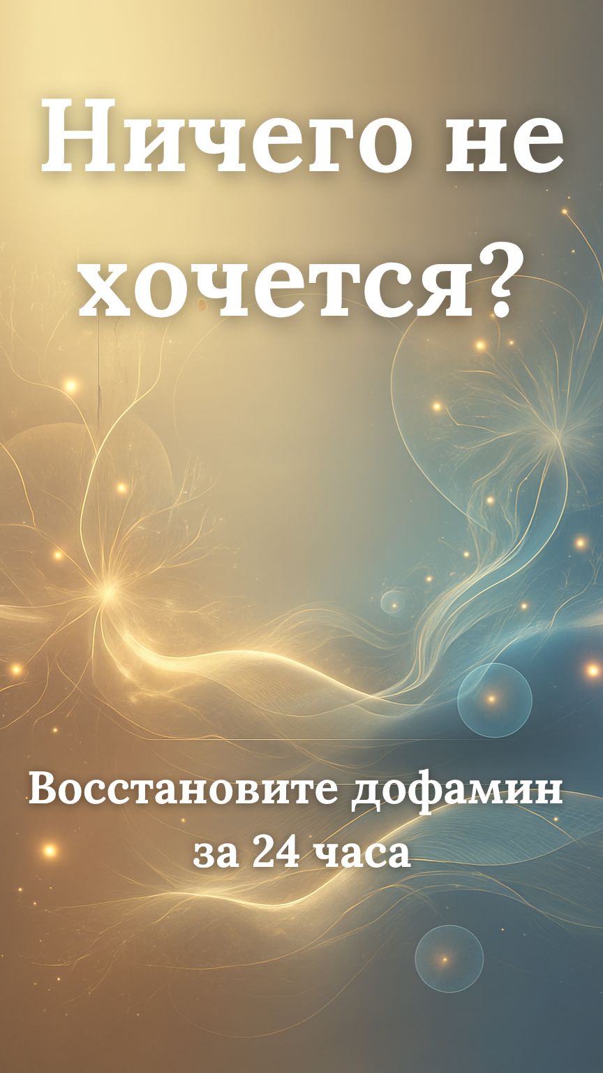Ничего не хочется? Восстановите дофамин за 24 часа
