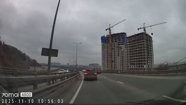 Барминская - Метромост, 10.11.2025