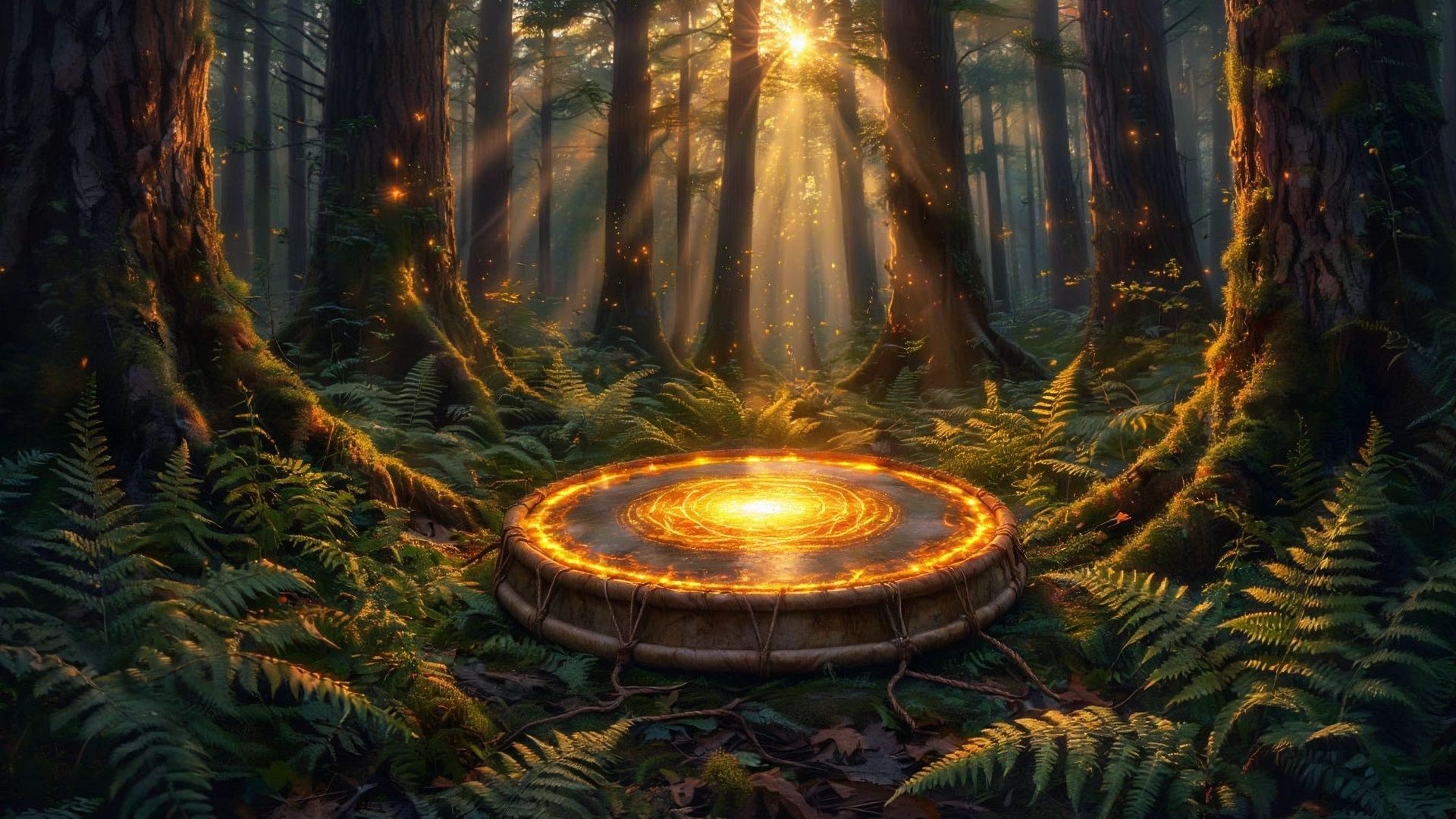 Музыка с шаманским бубном: от напряжения к спокойствию