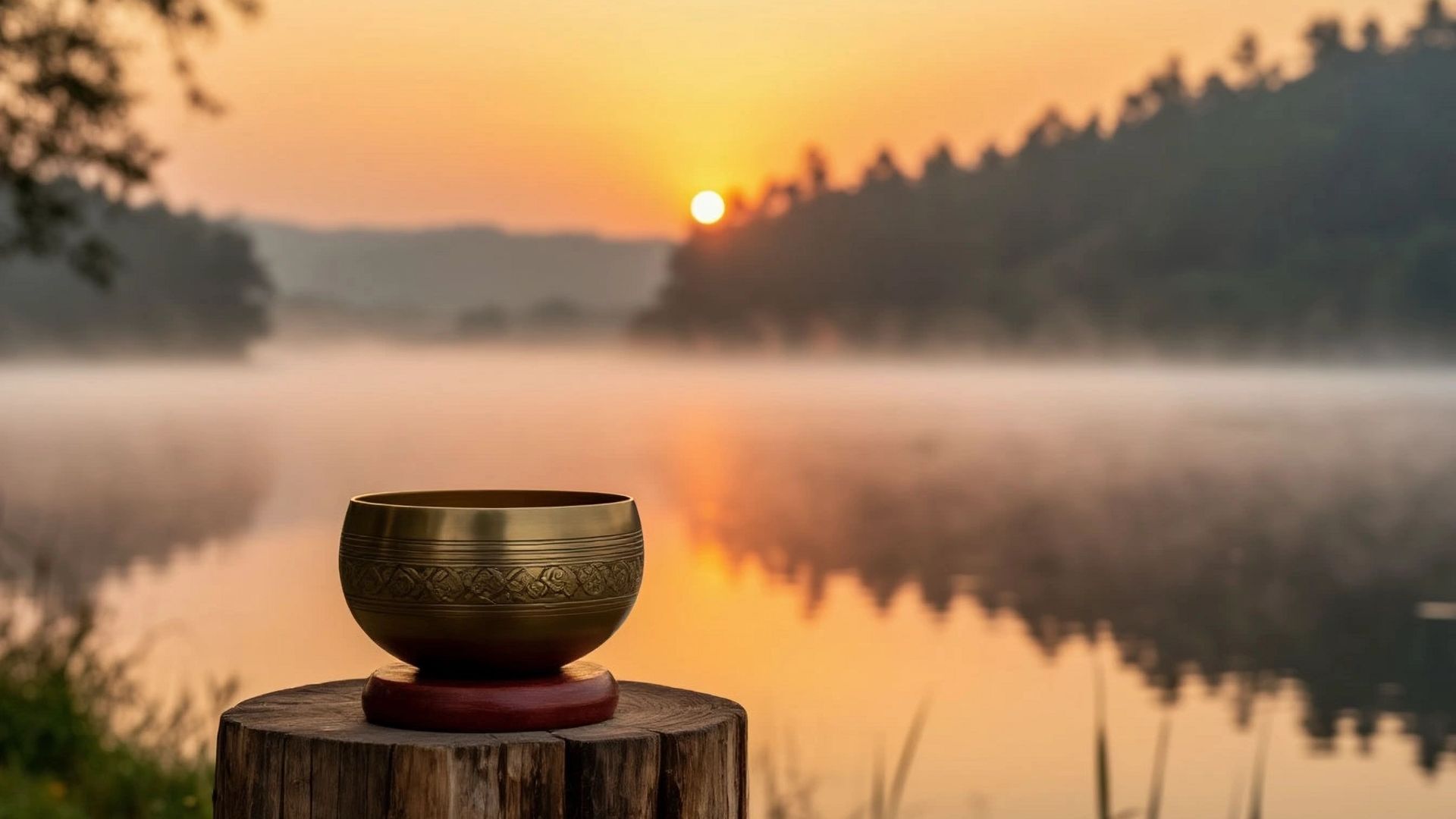 Поющая чаша. Мантра у ручья