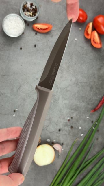 Нож для чистки TalleR с чехлом TR-22035 Комфорт