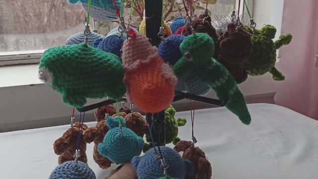 Мои игрушки брелочки  , пряжа для игрушек.