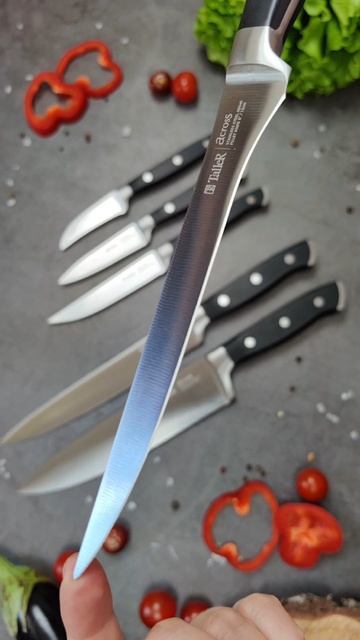 Нож филейный Акросс TR-22024 длина лезвия 15 см