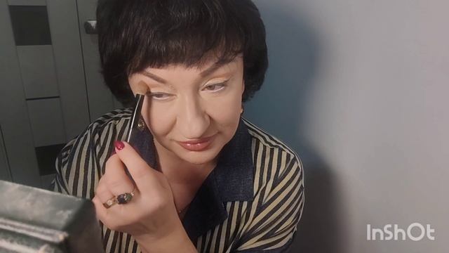 Утреннее преображение после 55 лет.  Уход за кожей лица, лёгкий, розовый макияж 💇💄👗