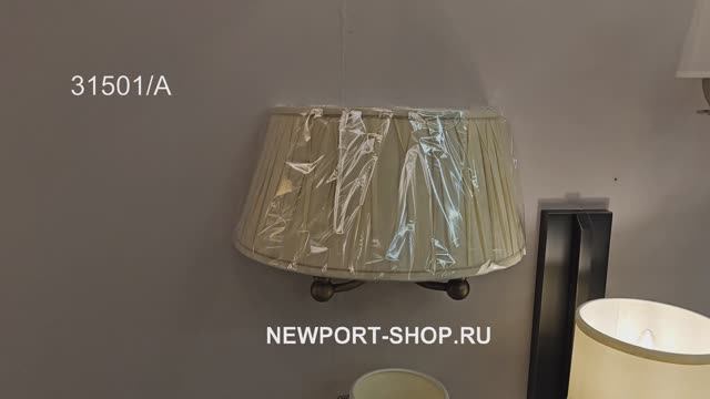 Бра Newport 31501/A black brass