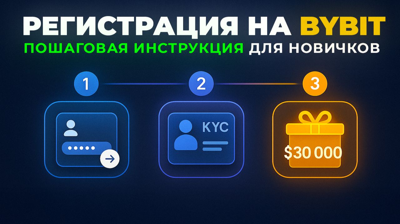 Bybit (2025): Как Зарегистрироваться и Получить Бонус до 30 000$ | Пошаговая Инструкция