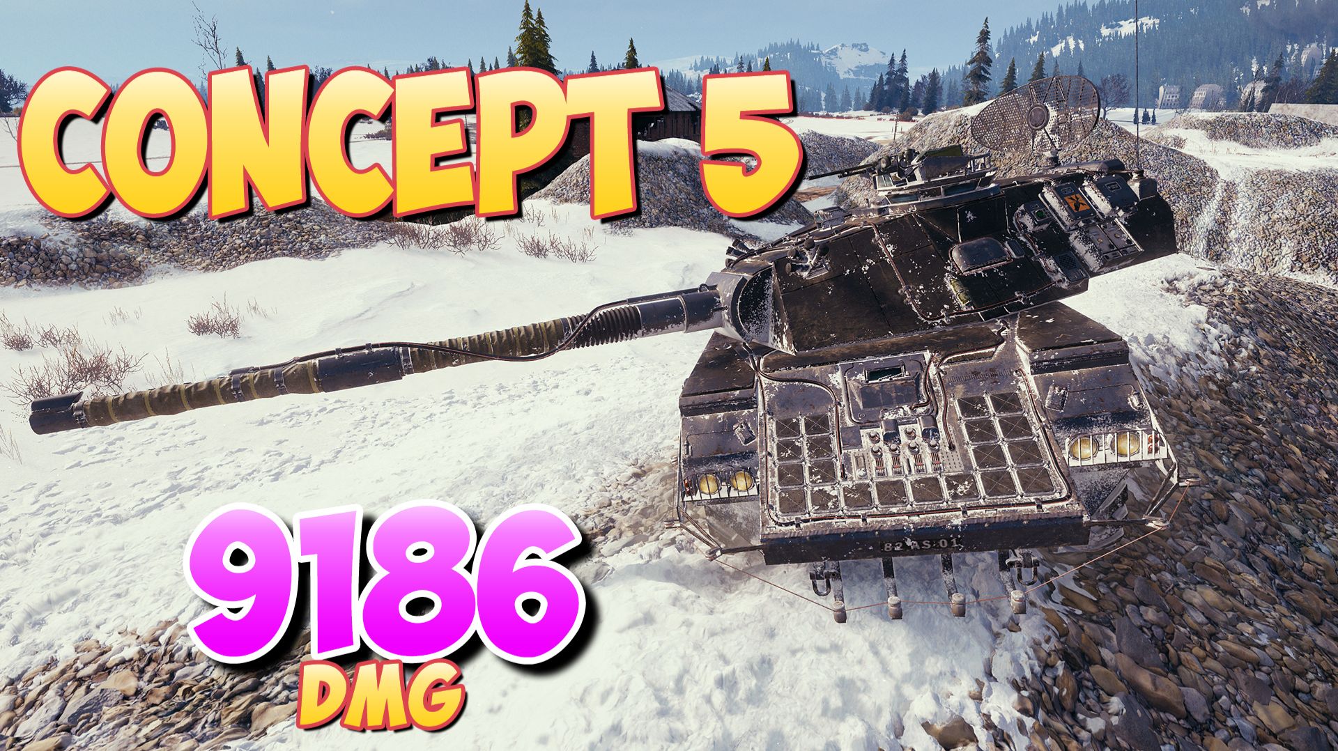 Concept 5 - 4 Фрагов 9.1K Урона • После баффа! • Мир Танков