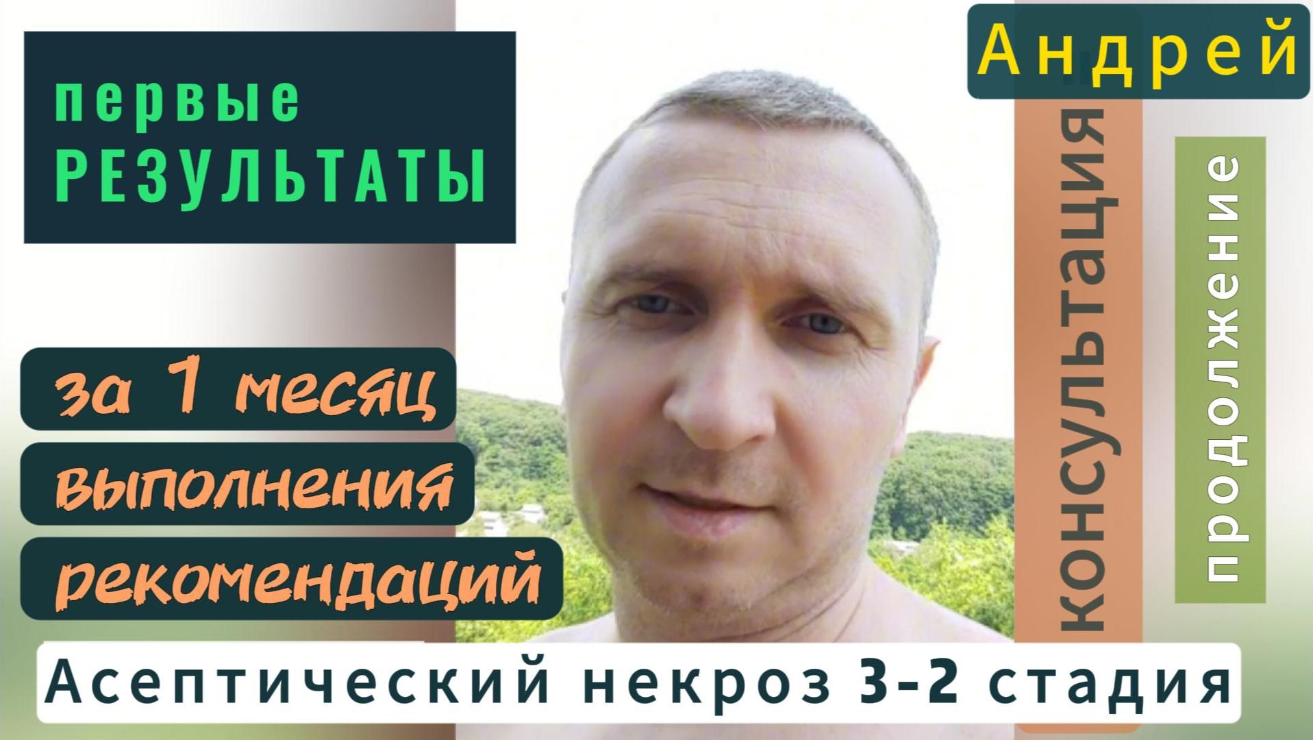 Результаты лечения суставов от асептического некроза 2-3 стадии за первые 1,5 месяца
