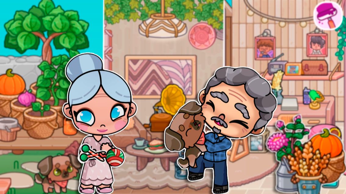 Идея бесплатного дома для бабушки и дедушки в Аватар Ворлд  👵🏻👴🏼