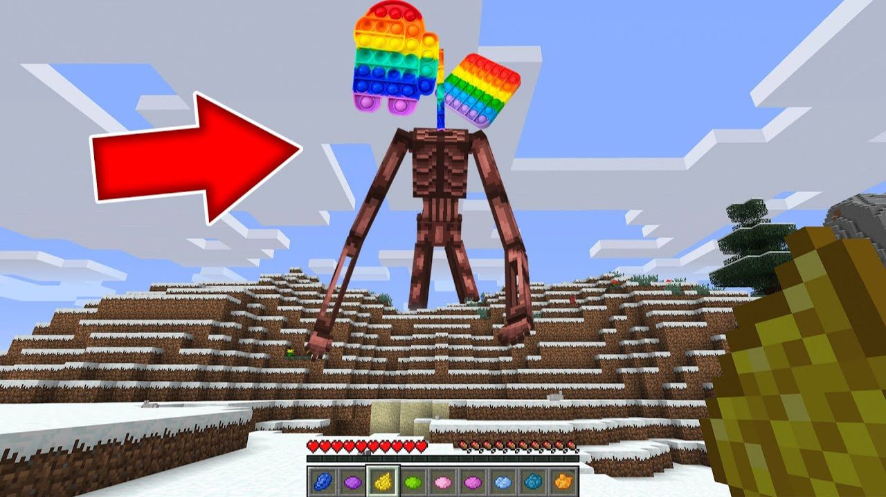 Я ПРИЗВАЛ ПОПЫТОГОЛОВЫЙ В СВОЕМ МИРЕ МАЙНКРАФТ ! КАК ПРИЗВАТЬ POP IT HEAD SIMPLE DIMPLE MINECRAFT