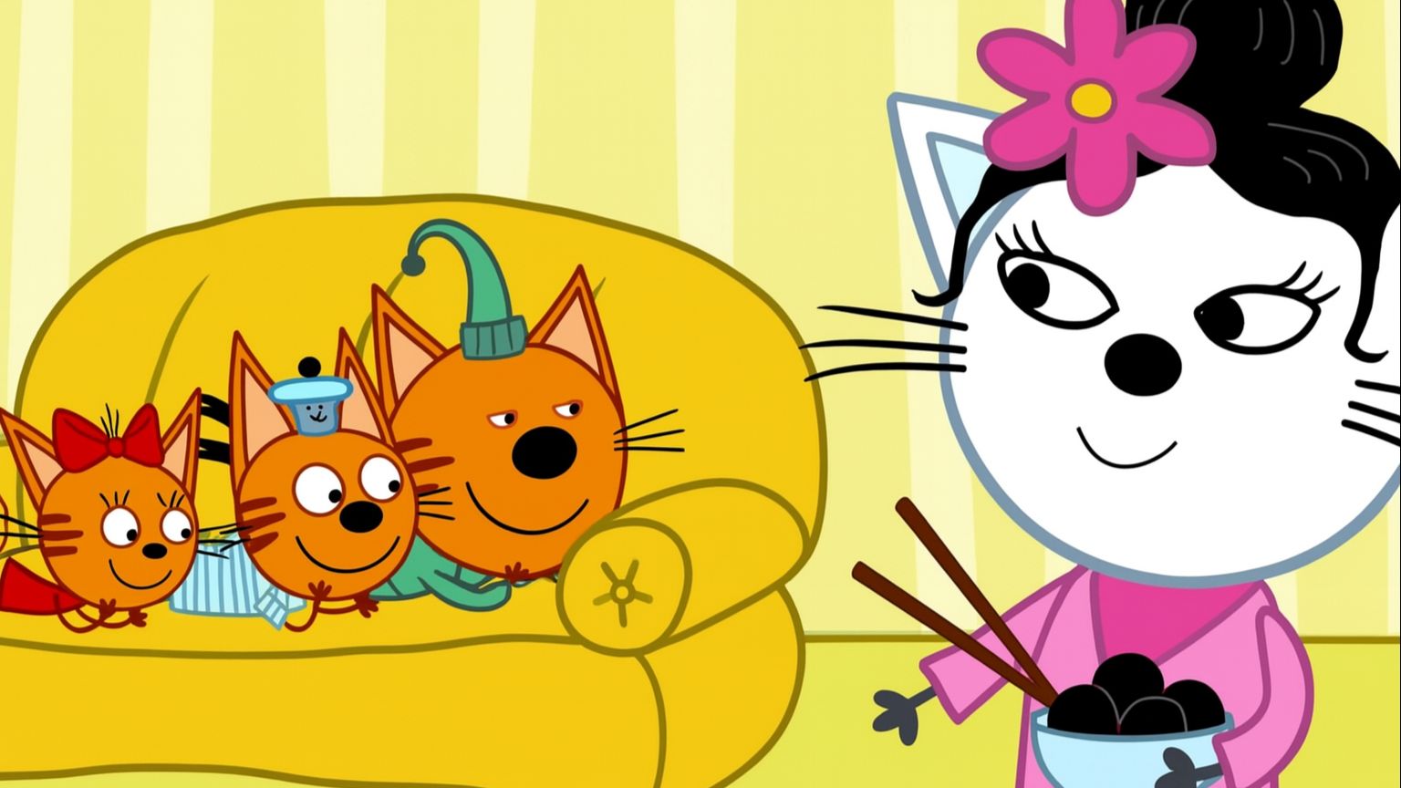 Смотреть Три Кота | Сборник Приключения Коржика, Компота и Карамельки | Три Кота Мультфильм Онлайн