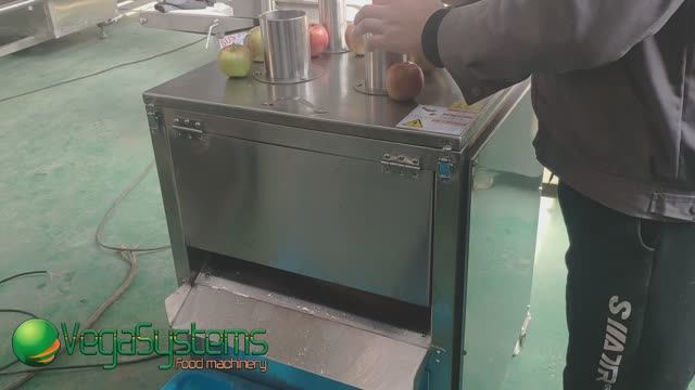 Нарезка яблок на чипсы Машина Vega Hor Slicer H500 нарезка слайсами