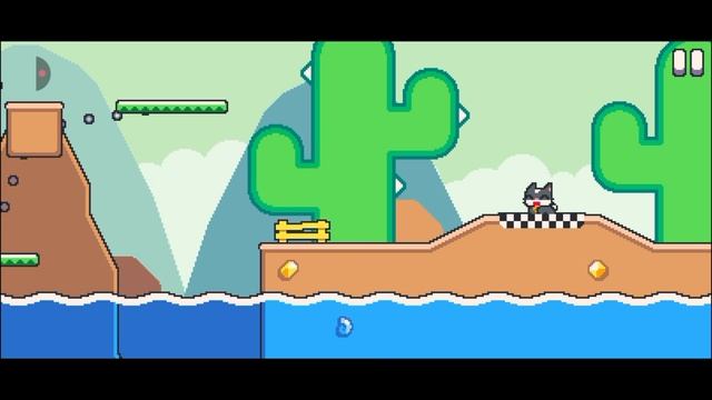 НАЧИНАЮТСЯ ПЕРВЫЕ ТРУДНОСТИ |Super Cat Bros|Прохождение #2