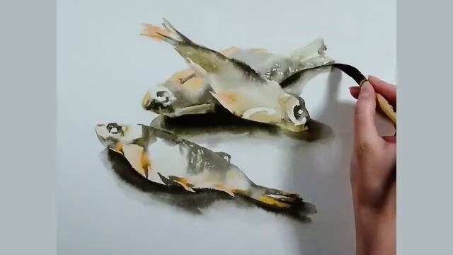 Как нарисовать рыбу. Мой перфоманс часть 3.