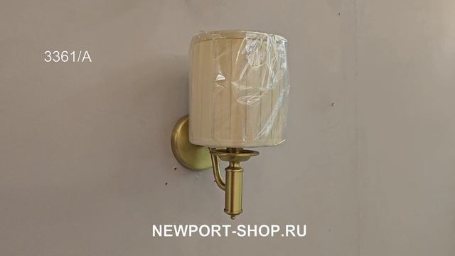 Бра Newport 3361/A brass