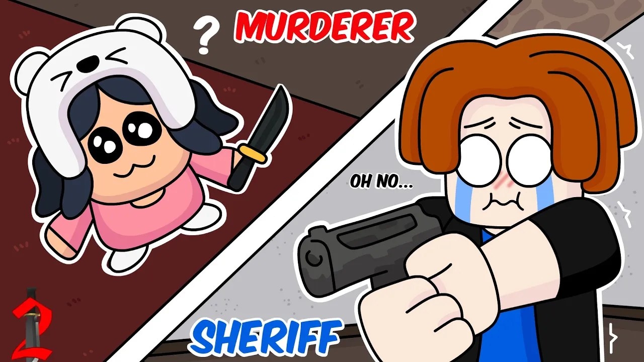 Так играют в Загадочное убийство! Анимация Роблокс